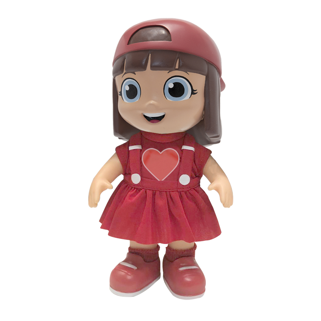 Boneca Gi Aventureira Vermelha Lucas Neto Rosita 27cm | Shopee Brasil