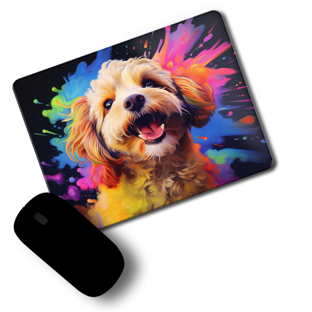 Mouse Pad Personalizado de Cachorro Cavapoo | Shopee Brasil