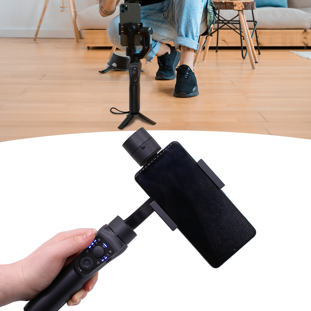 Estabilizador 3 Eixos P/ Celular Smartphone Gimbal L7cpro | Shopee Brasil