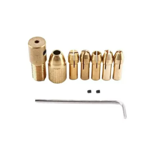 KIT 7 PEÇAS MINI MANDRIL ACOPLAMENTO | Shopee Brasil