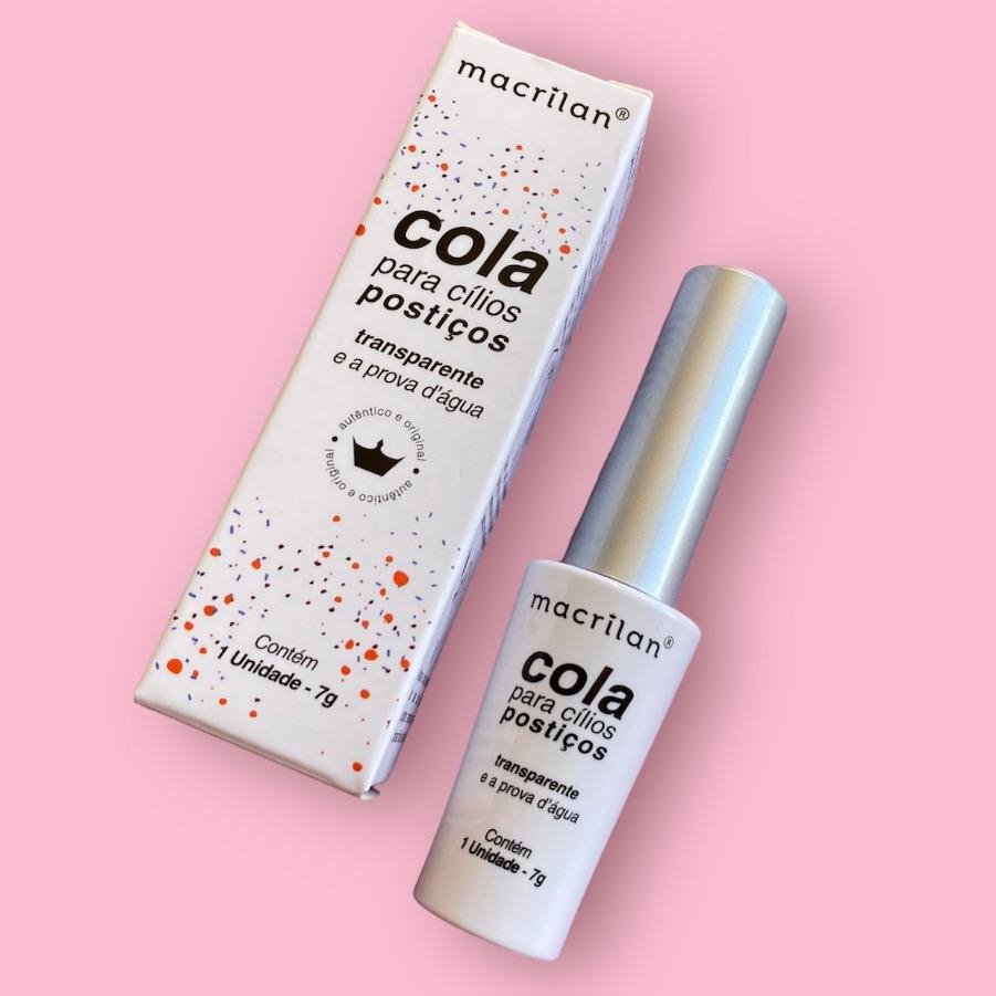 Cola Para Cílios Postiços Transparente - Macrilan | Shopee Brasil