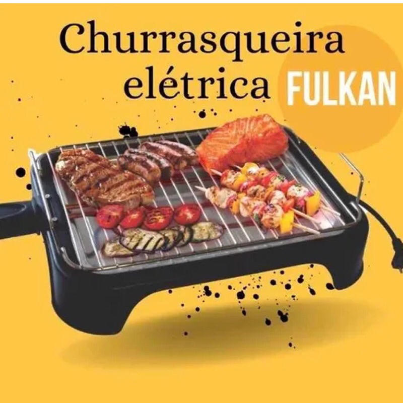 Churrasqueira Elétrica Fulkan | Shopee Brasil