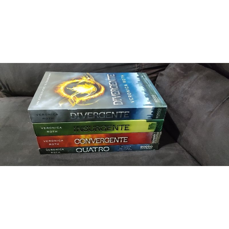 Coleção Divergente Completa 4 Livros - Autora Veronica Roth | Shopee Brasil