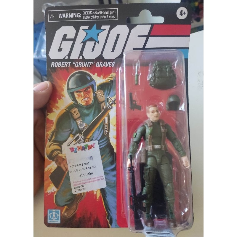 Boneco coleção gi Joe 25th Robert Grunt | Shopee Brasil