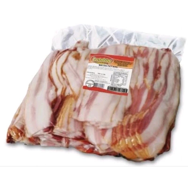 Bacon defumado embalados a vácuo 2kg. Peças selecionadas! | Shopee Brasil
