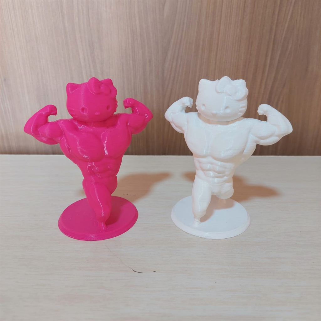 Hello Kitty Bodybuilder Maromba - Impressão 3D | Shopee Brasil