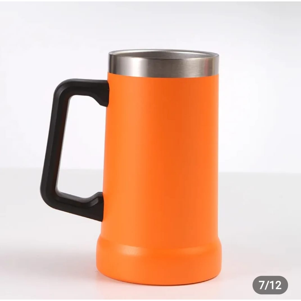 Caneca Térmica Chopp Cerveja Camada Dupla Em Inox Copo 710ml | Shopee Brasil