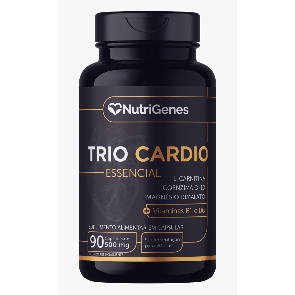 Trio Cardio- Magnésio- COQ10- L- Carnitina- Nutrigenes | Shopee Brasil