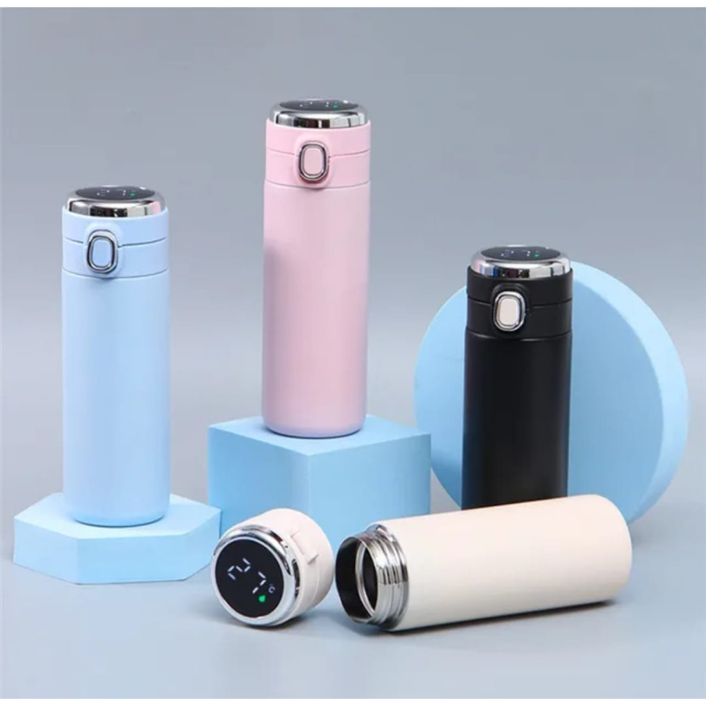 GARRAFA TERMICA COM DISPLAY DIGITAL 420ML | Shopee Brasil