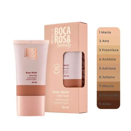 Base Boca Rosa Beauty Líquida Matte | Shopee Brasil