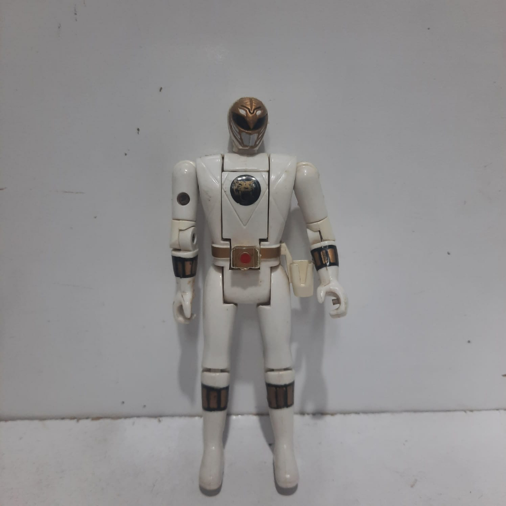 Boneco Power Ranger Branco Bandai | Shopee Brasil
