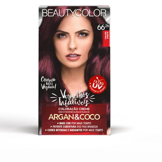 Tinta cabelo Beauty Color Kit 66.26 Marsala Infalivel | Shopee Brasil