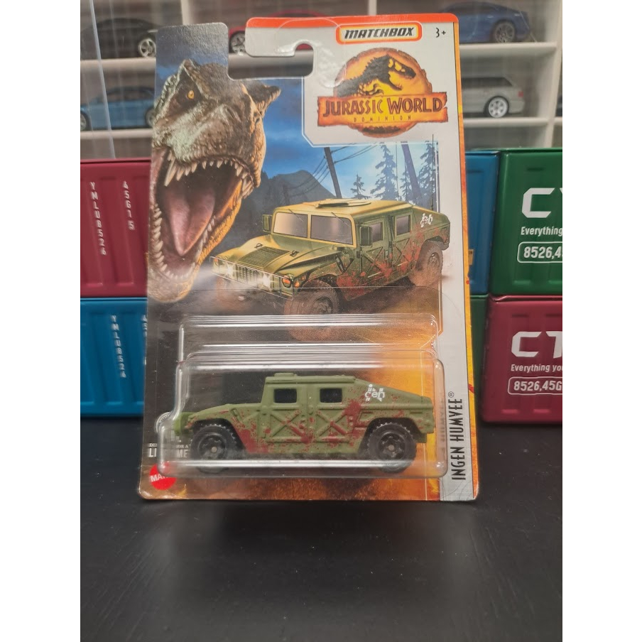 Matchbox Ingen Humvee Jurassic Park World Dominion | Shopee Brasil