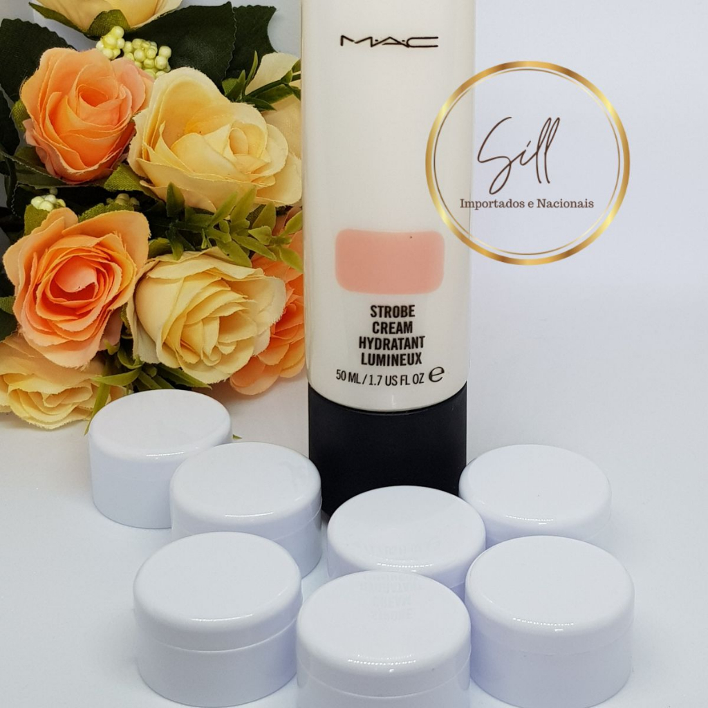 Iluminador e Hidratante Strobe Cream Peachlite - MAC Original - 3ml | Shopee Brasil