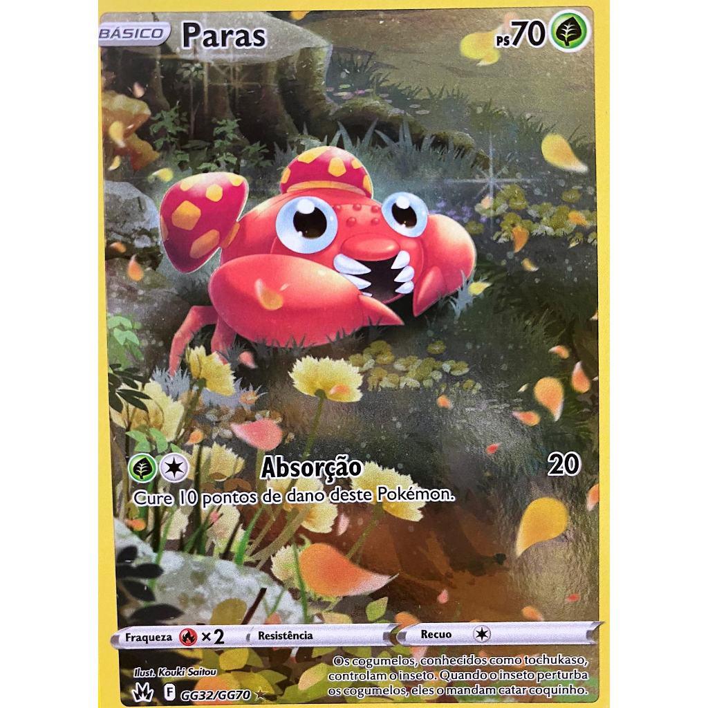 Carta Paras da Floresta Realeza Absoluta Pokemon TCG | Shopee Brasil