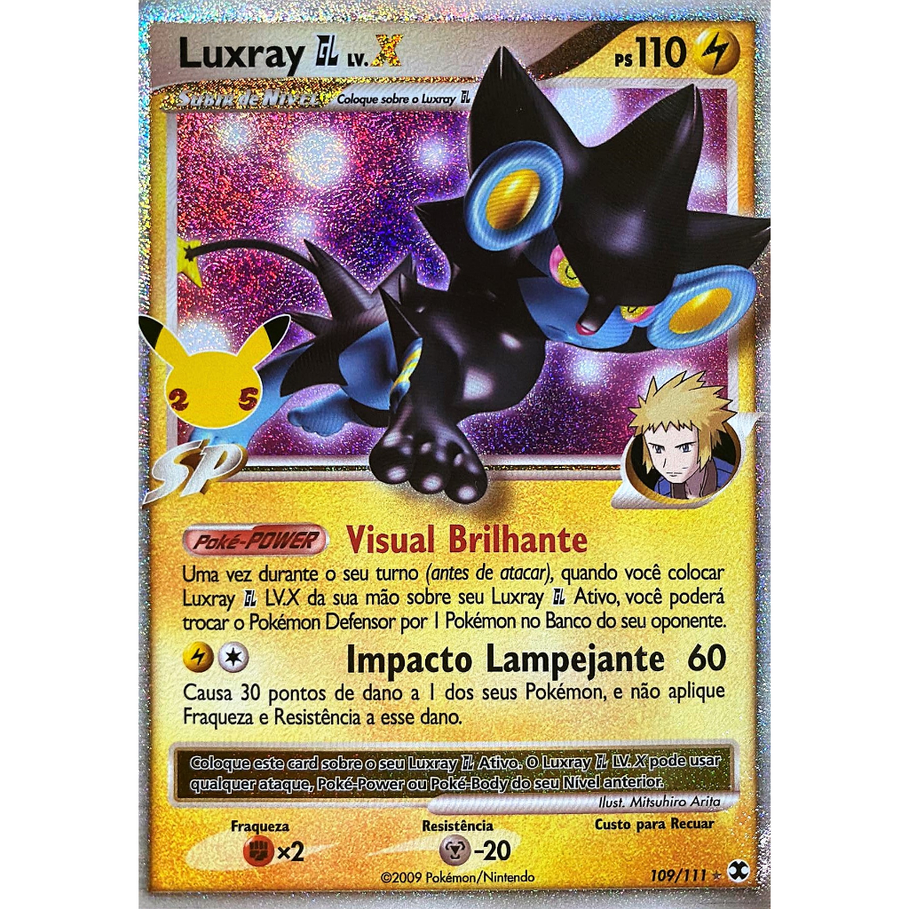 Carta Luxray LV X Coleção Celebrações Pokemon TCG | Shopee Brasil