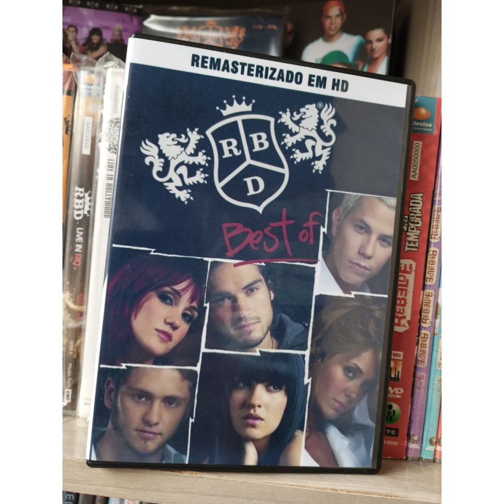 FAN MADE DVD RBD Best Of Remasterizado em HD Rebelde | Shopee Brasil