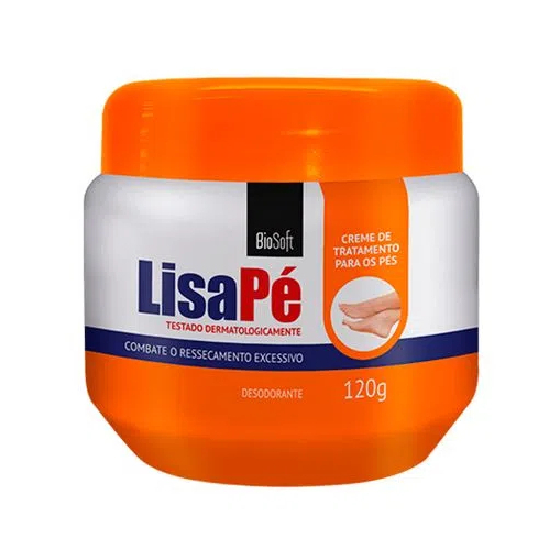 lisa pé creme de tratamanto para os pés 120g( laranja) | Shopee Brasil