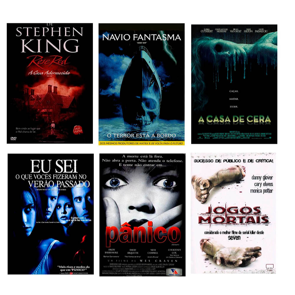Filmes Antigos De Terror - Coleção 06 (28 Filmes) | Shopee Brasil