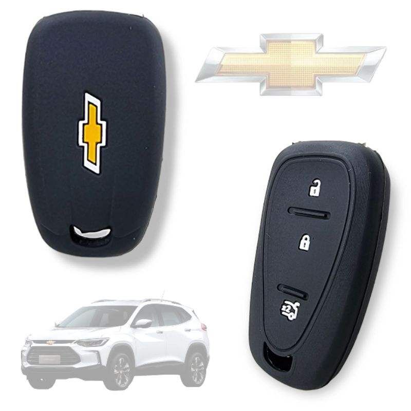 Capa Chave Tracker Nova Montana Onix Presencial 3 Botões Acessórios ...