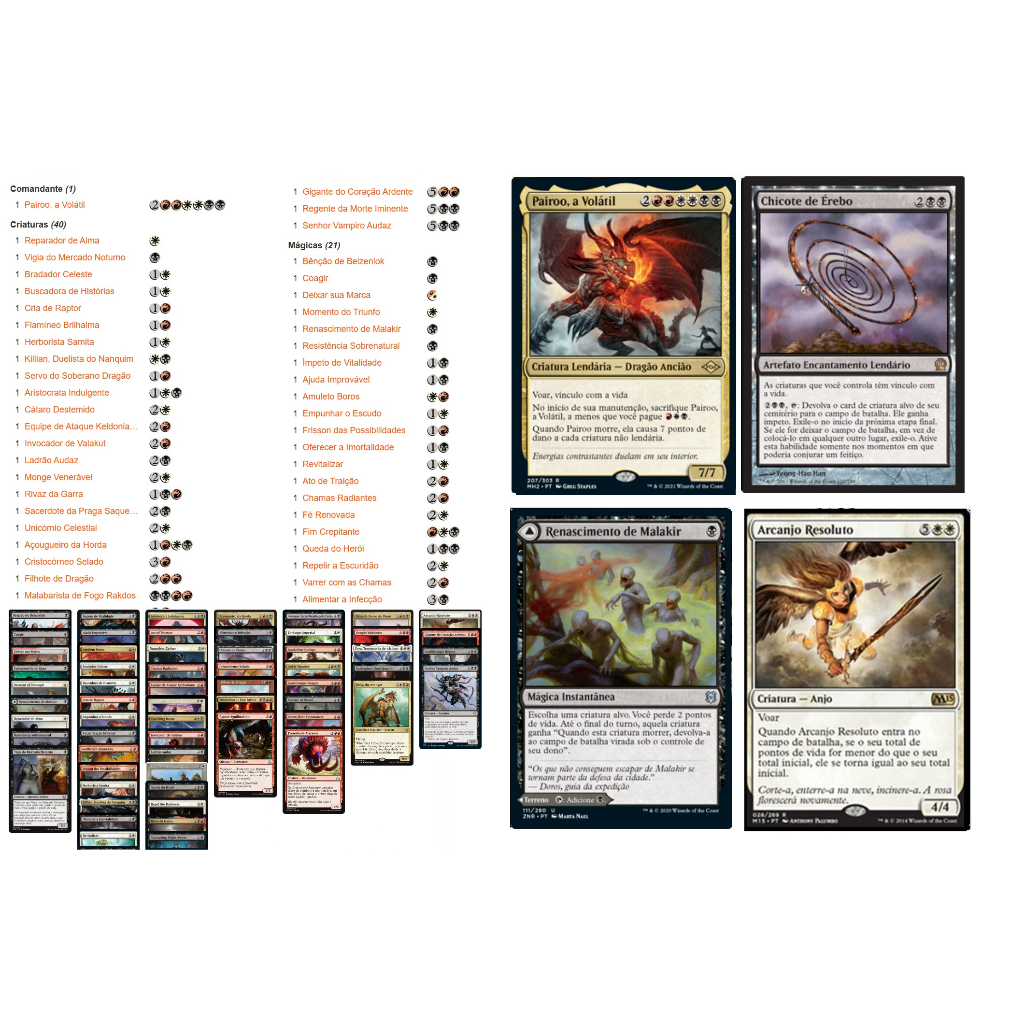 Magic Deck Commander - Pairoo, a Volatil - Escorrega o Preço