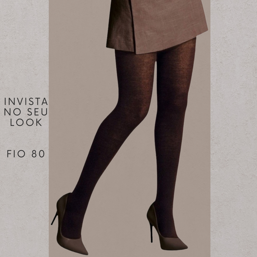 Meia Calça Grossa Acrílico Macio Quentinho Fio 80 Ref 9830 - Selene ...