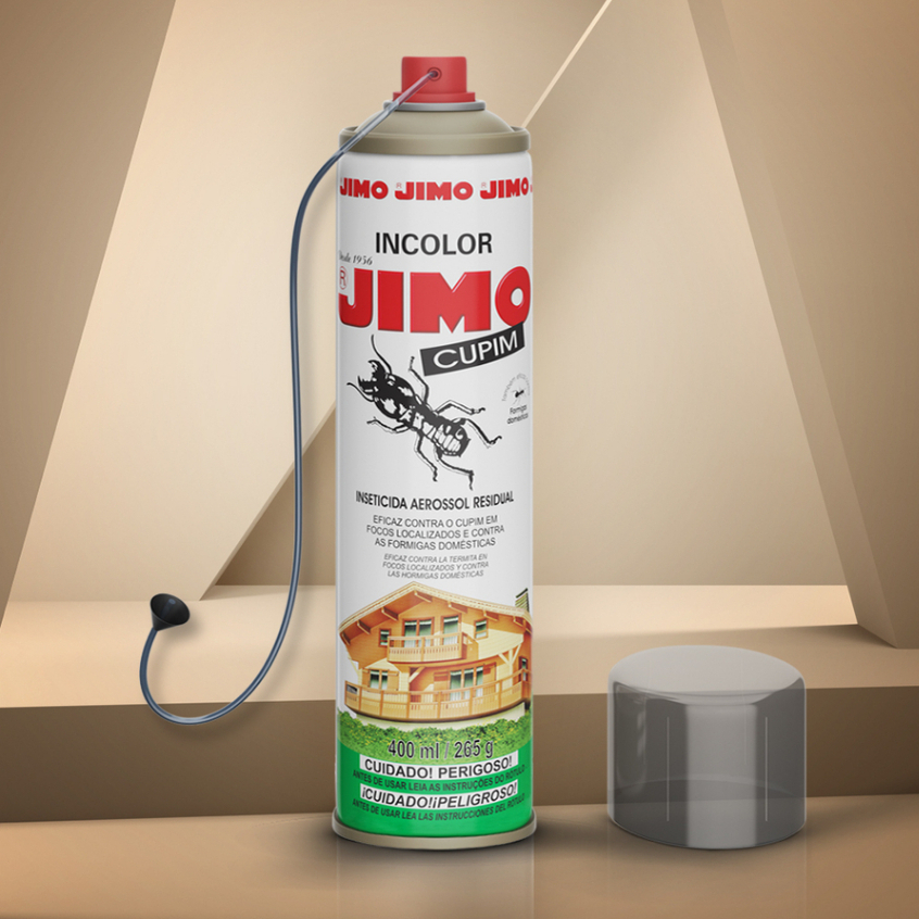 Jimo Cupinicida Spray de 400ml com Agulha Injetora | Contra Cupins e ...