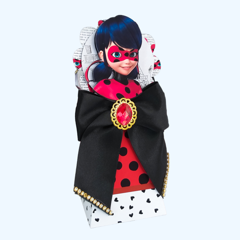 10 caixas aniversário ladybug caixa milk,caixa cone, topo de bolo ...