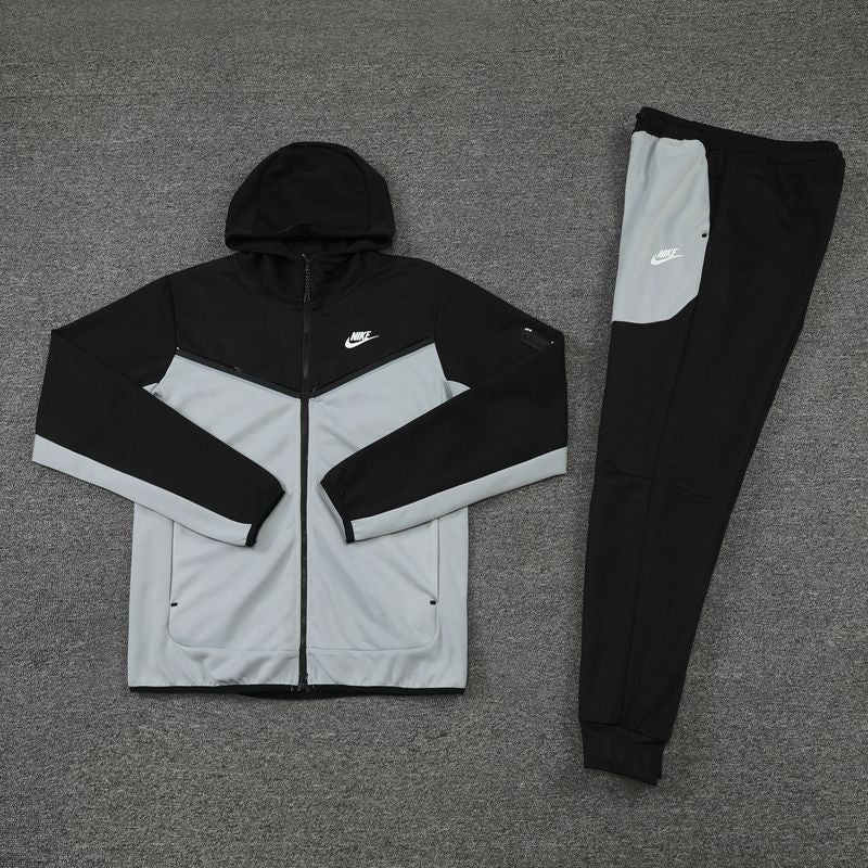 Conjunto Nike Tech Fleece Preto X Cinza | Shopee Brasil