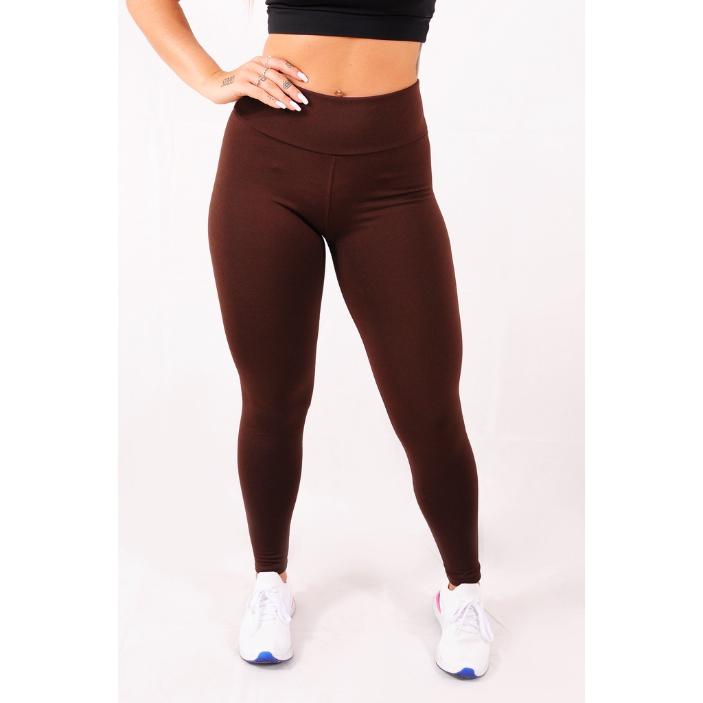 Legging Flanelada Calça Peluciada Por Dentro Costura Reforçada E ...