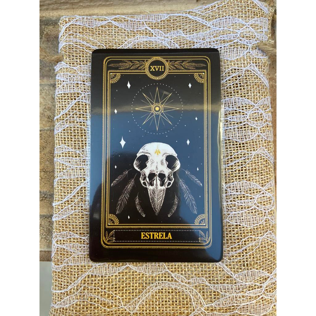 Baralho o Tarot Negro 22 Cartas | Shopee Brasil
