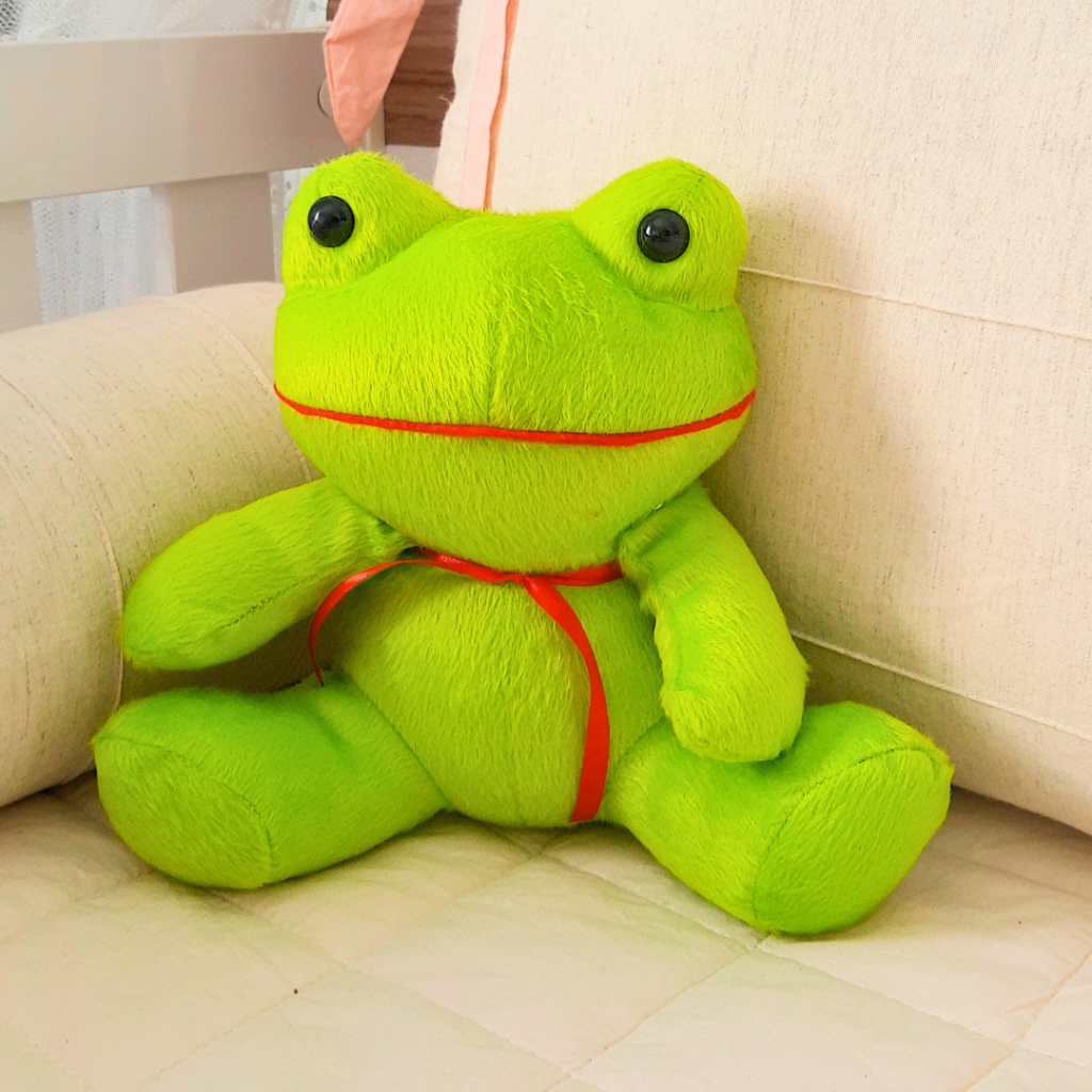 Sapo De Pelúcia Boneco Brinquedo Infantil Quarto Crianças | Shopee Brasil