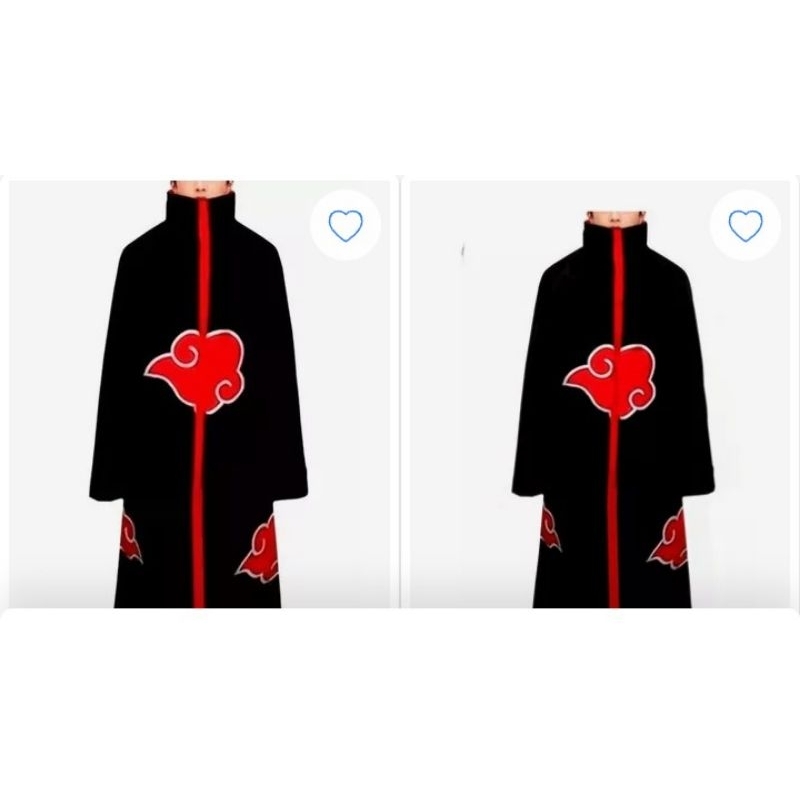 Naruto manto da Akatsuki | Shopee Brasil