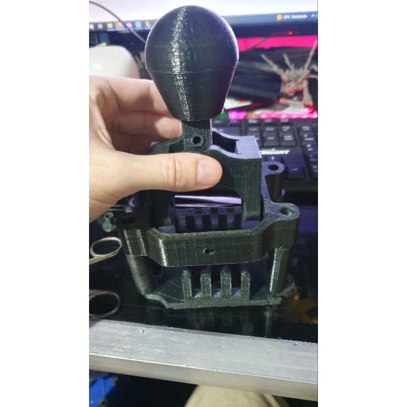 Game Câmbio H Shifter PC 6 marchas mais ré impressão 3D | Shopee Brasil