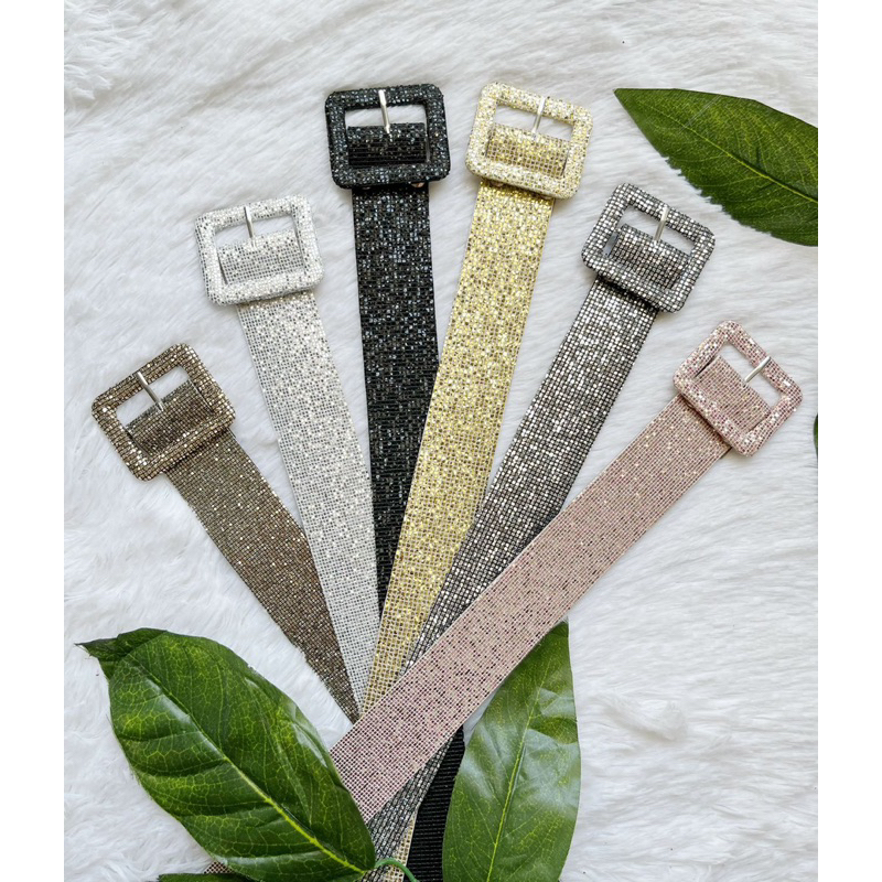 Cinto Grosso Feminino Com Glitter Strass Moda Fashion Chamativa ...