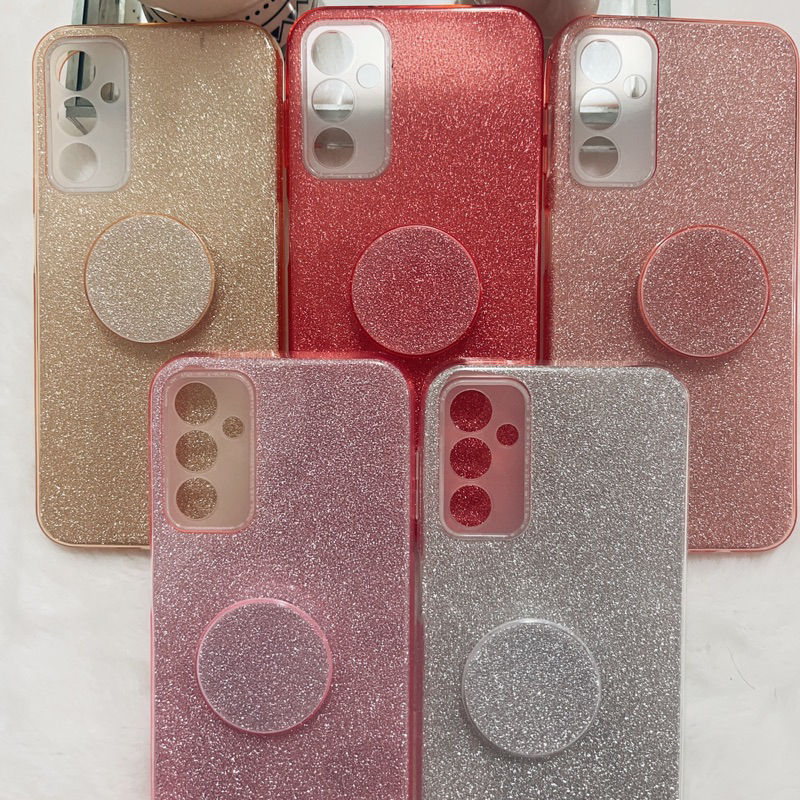 Capa Capinha Brilho acompanha Pop Socket pra Samsung Galaxy A06 A14 A15 A16 A24 A25 A35 | Shopee ...