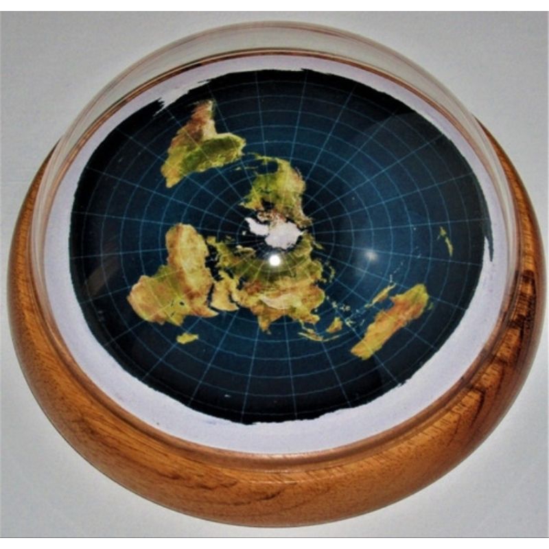 Maquete Terra Plana + PDF do livro de Samuel B. Rowbotham-A Terra não é ...