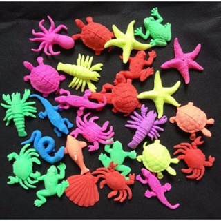 Animais Que Cresce na Água - Bichos Fundo do Mar - Bichos Terrestres - 1 Unidade Bicho que ...