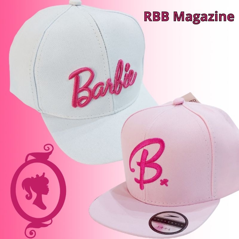 Boné Barbie infantil para meninas bordado aba reta | Shopee Brasil
