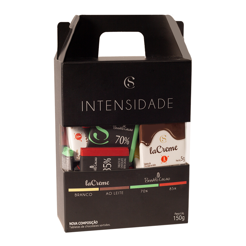 Caixa Intensidade Tabletes 150g Cacau Show | Shopee Brasil