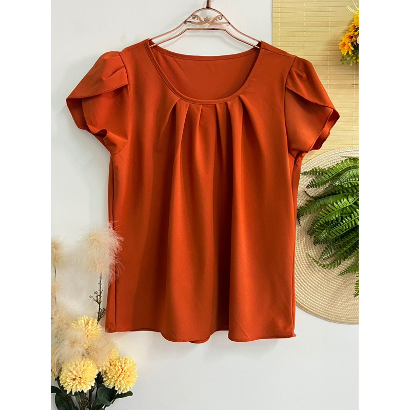 FENFEN moda-47- fashion femenina blusa manga curta boa qualidade verao ...