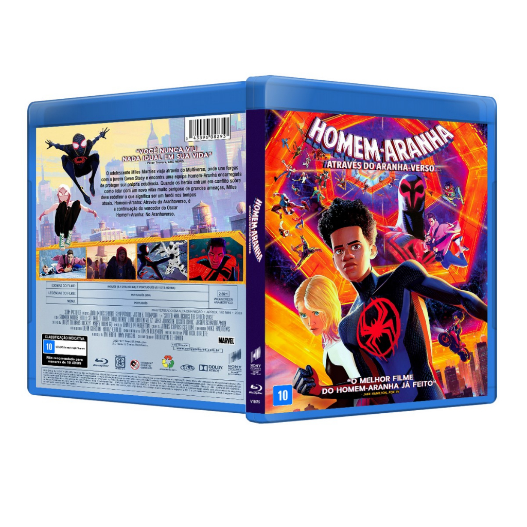 Blu-ray: Homem Aranha - Através Do Aranha - Verso [PERSONALIZADO] | Shopee Brasil