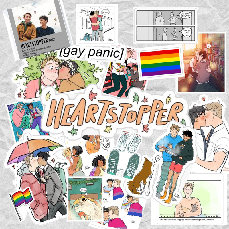 Heartstopper - Adesivos 30 e 25 unidades | Shopee Brasil