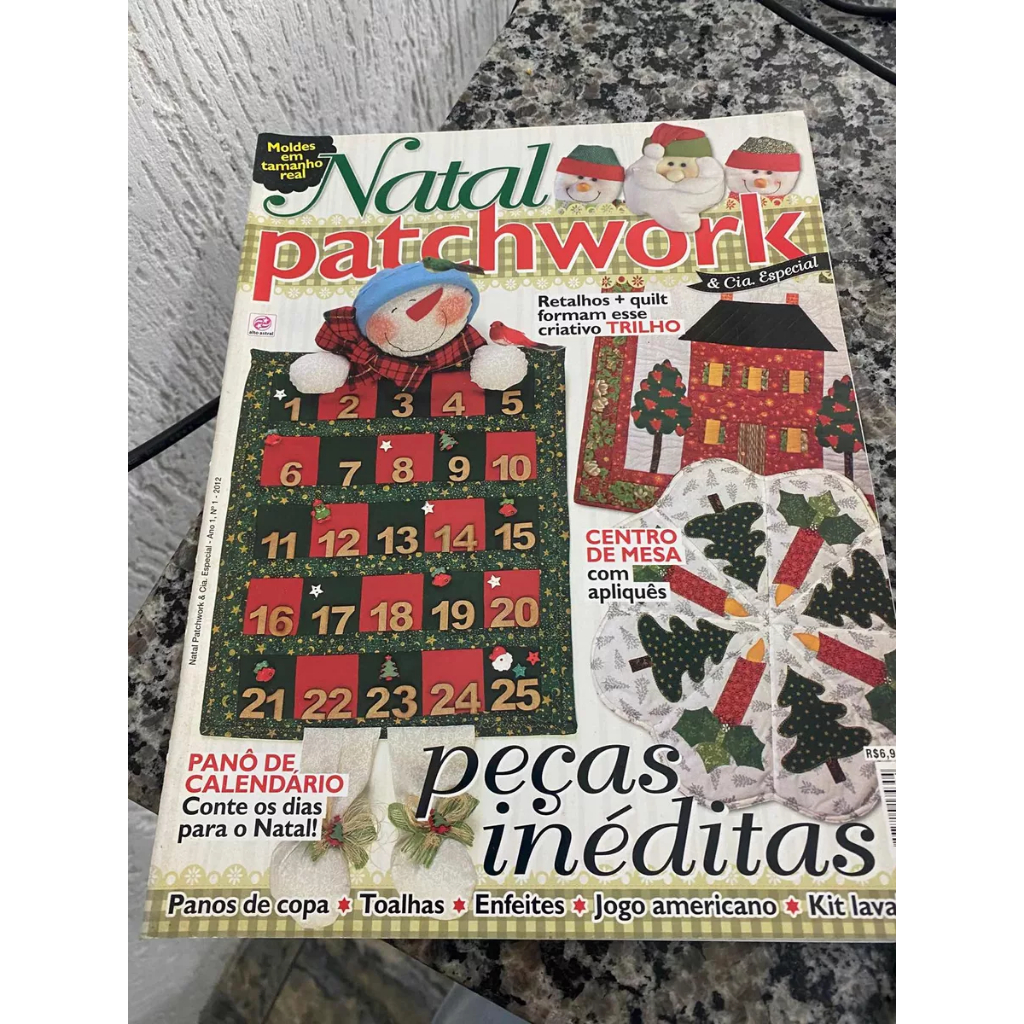 Revista Natal Patchwork 1 | Shopee Brasil