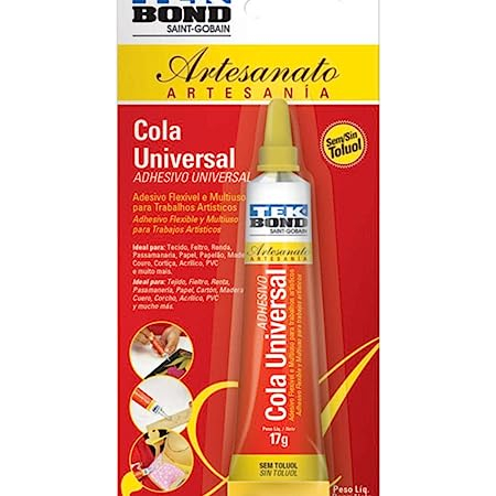 Cola Universal Tekbond Artesanato 17g Multiuso Super Cola | Shopee Brasil