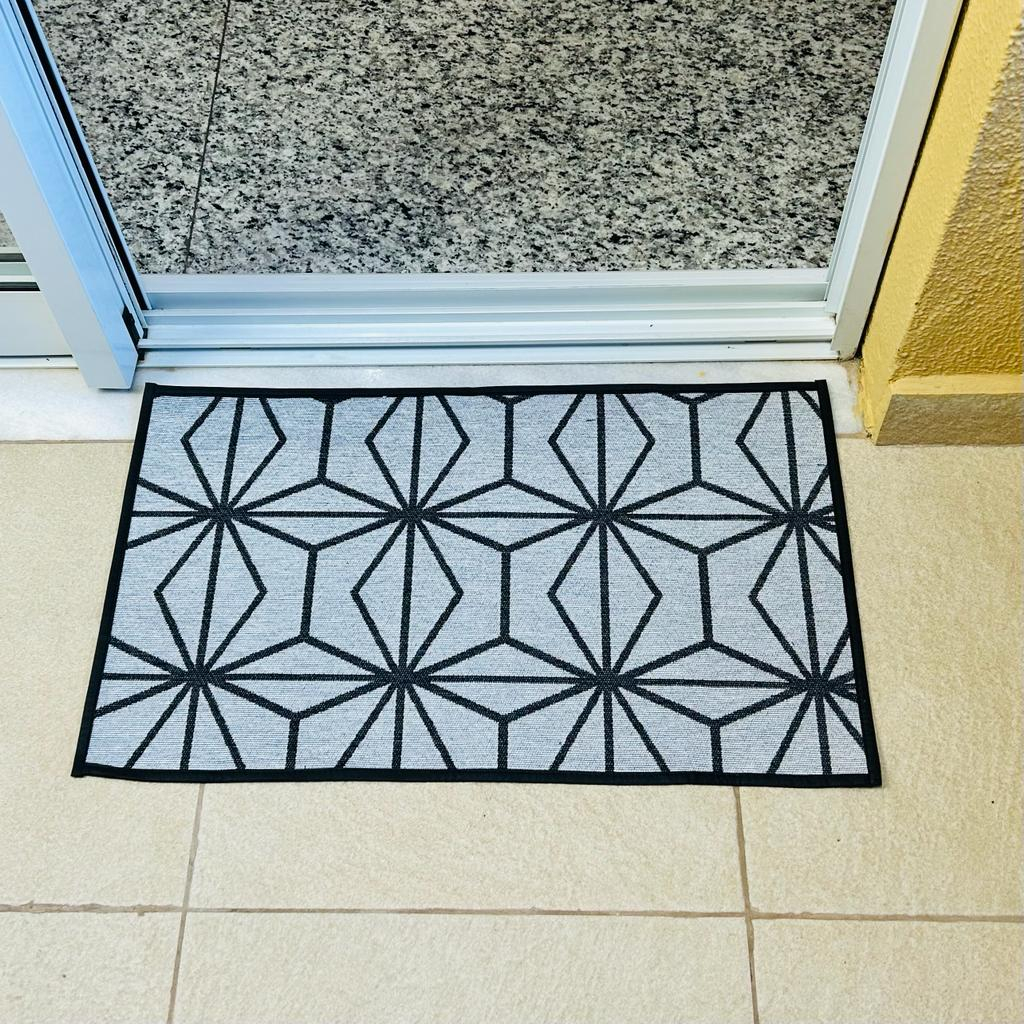 Tapete Capacho para Banheiro e Cozinha Jacquard Premium Elegante ...