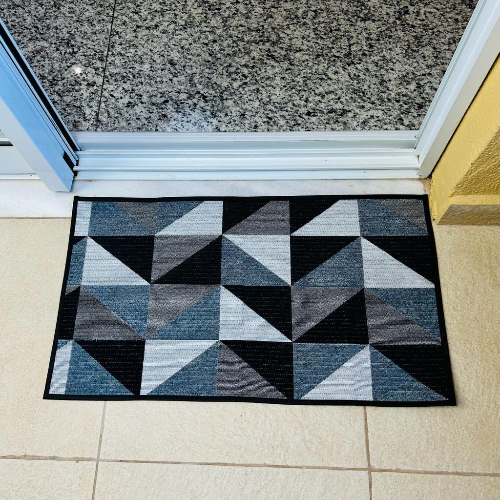 Tapete Capacho para Banheiro e Cozinha Jacquard Premium Elegante ...