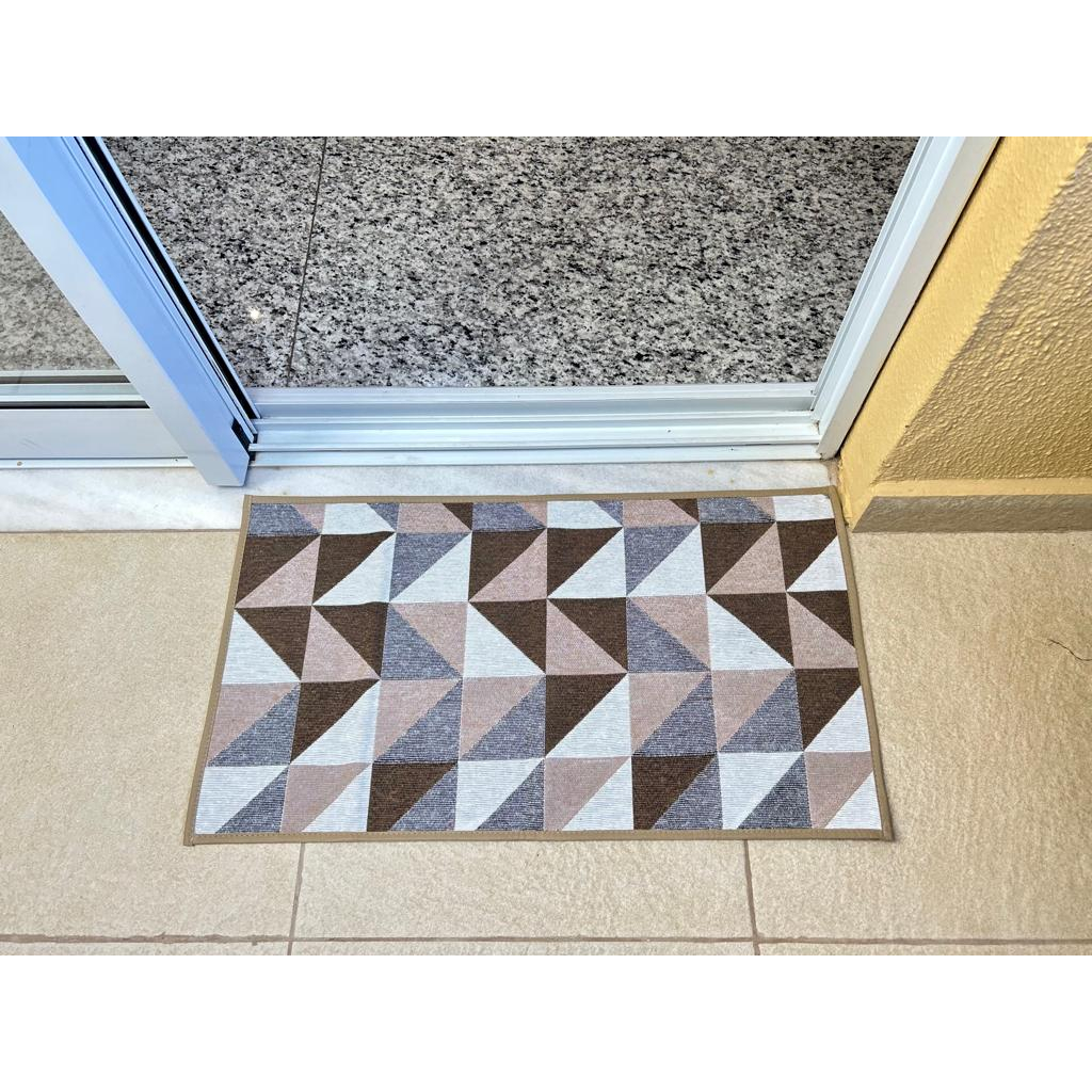 Tapete Capacho para Banheiro e Cozinha Jacquard Premium Elegante ...