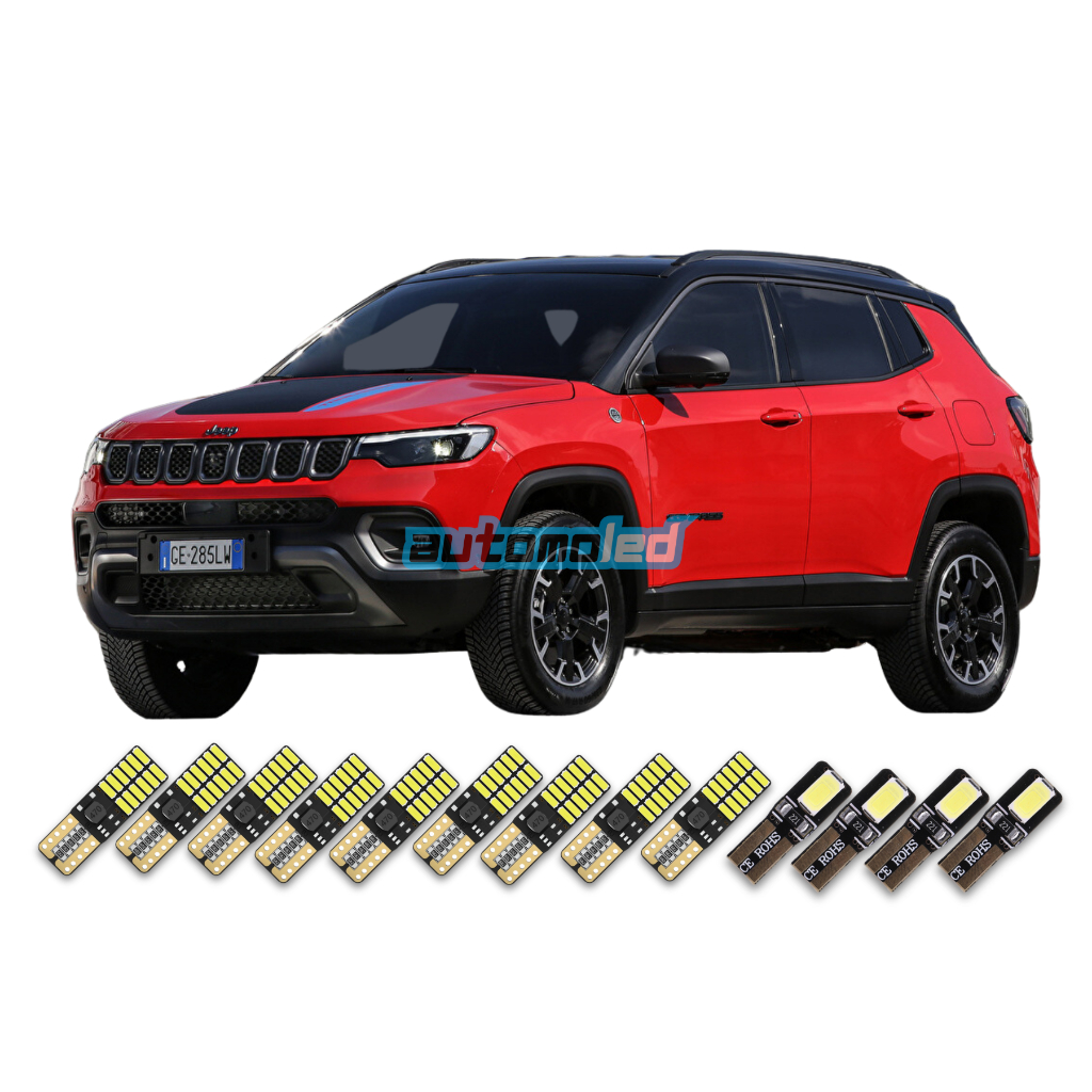Kit Led Jeep Compass 2017 a 2022 a Pronta Entrega | Shopee Brasil