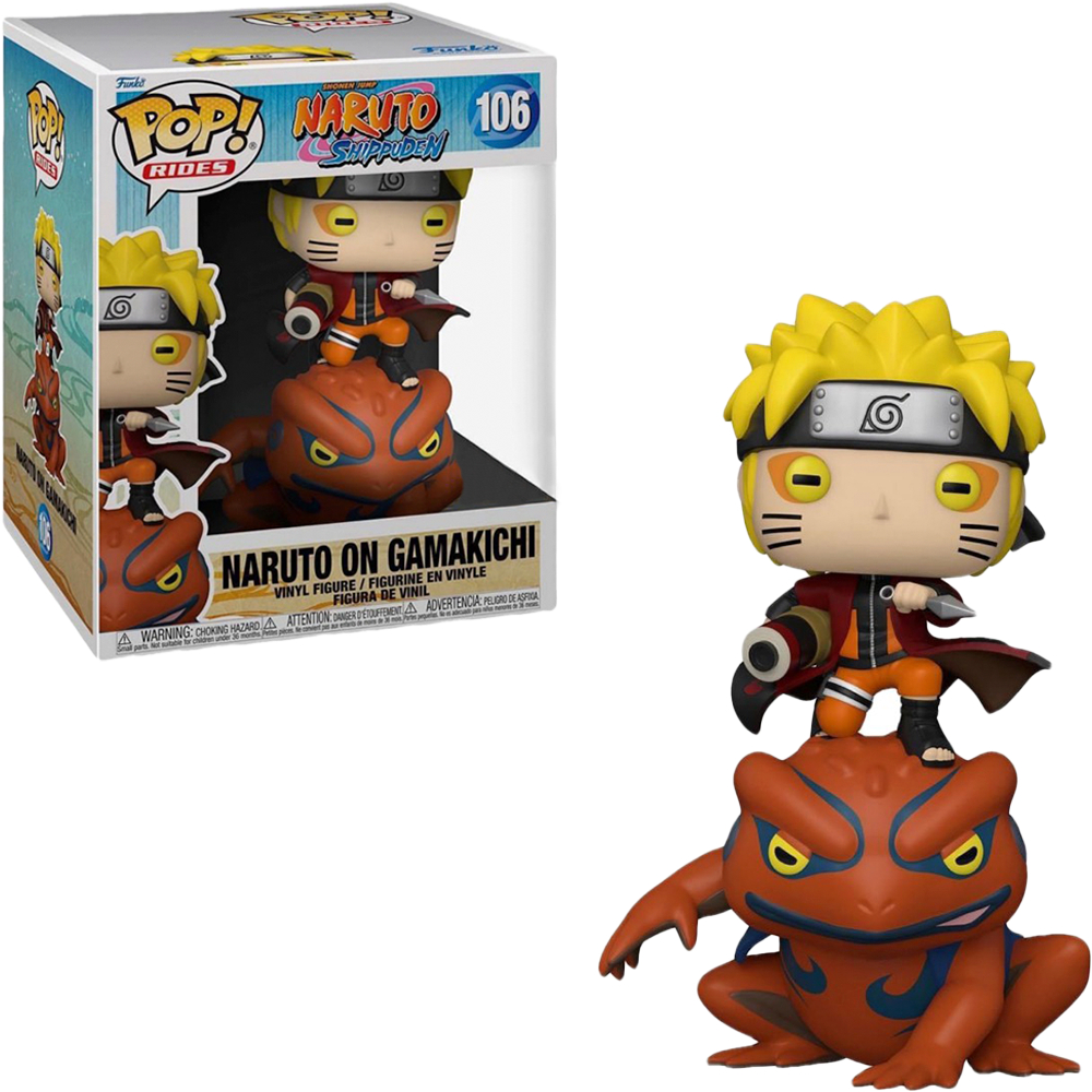 Funko Pop Naruto On Gamakichi - Special Edition - Naruto Shippuden ...
